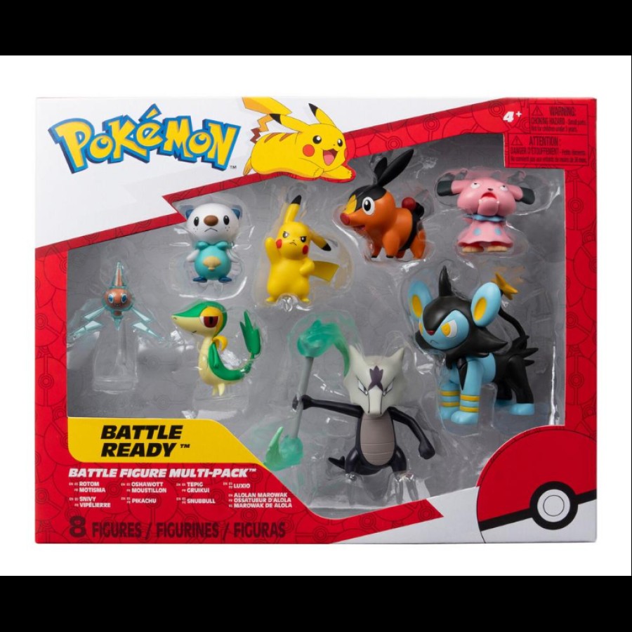 POKÉMON - ENSEMBLE DE 8 FIGURINES - CAMIONS, ARMES ET SUPERHÉROS ...