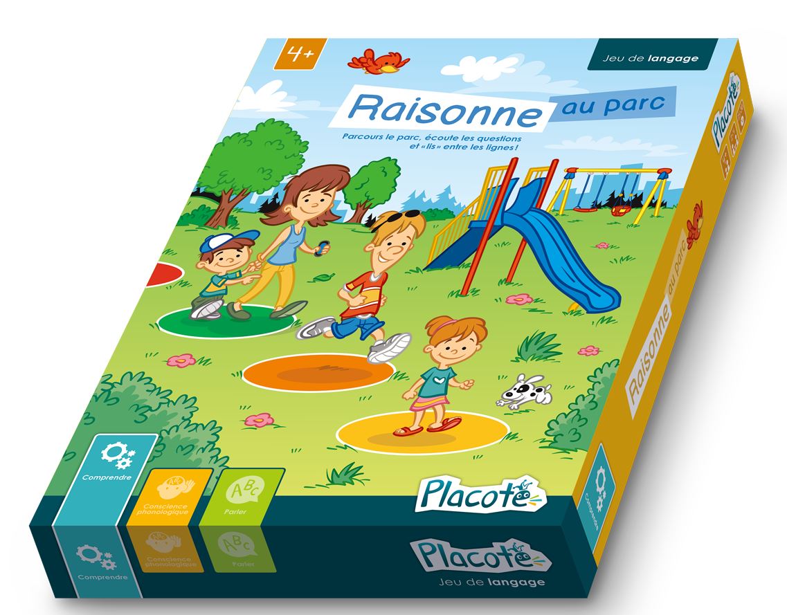 JEU PLACOTE - RAISONNE AU PARC - JEUX DE SOCIÉTÉ / Préscolaire (5 ans ...