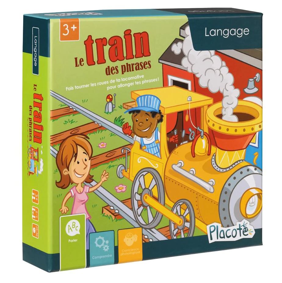 JEU PLACOTE - LE TRAIN DES PHRASES - JEUX DE SOCIÉTÉ / Préscolaire (5 ...