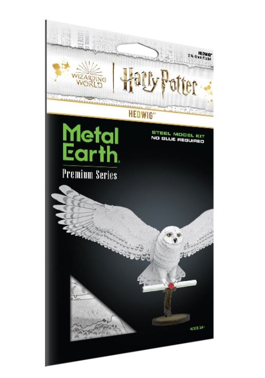 Harry Potter Illustrated Metal Earth Harry Potter Hedwig 3D Model Kit ...
