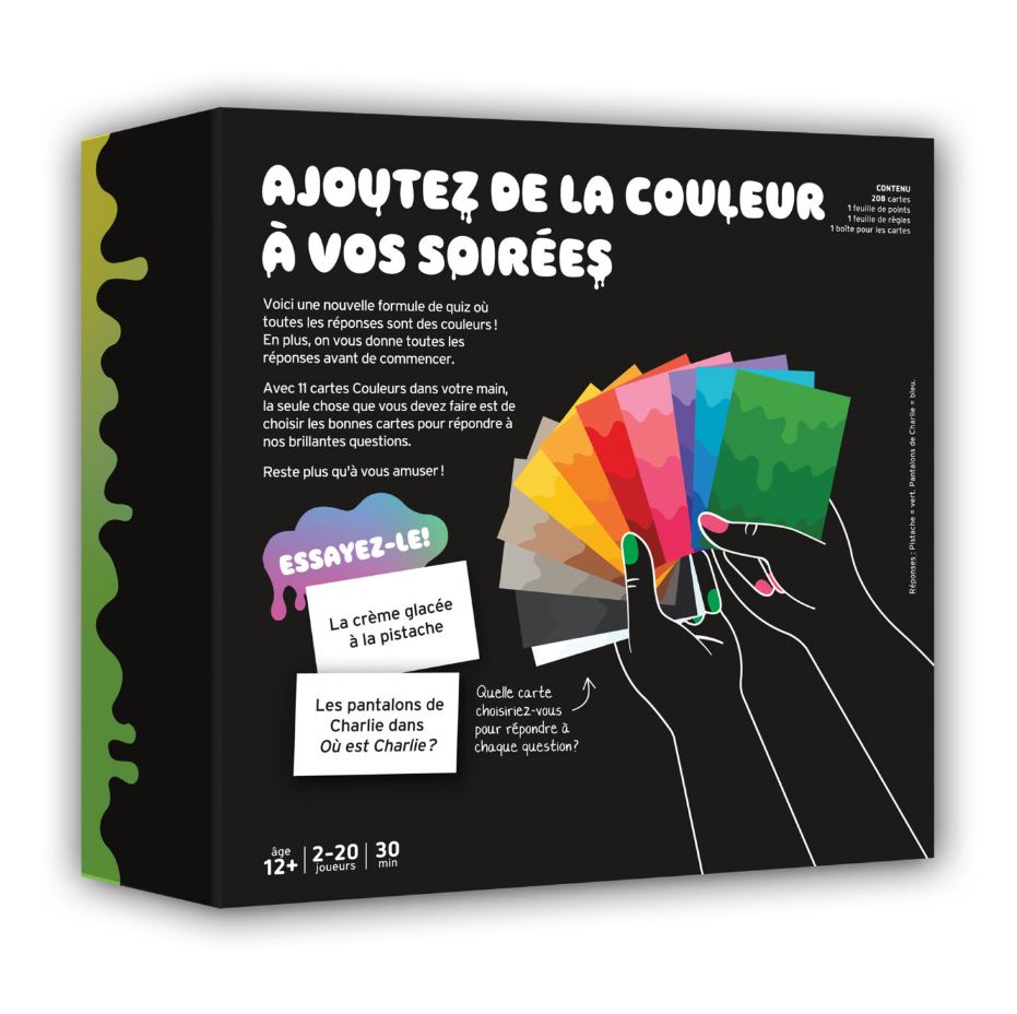 JEU QUELLE COULEUR? - JEUX DE SOCIÉTÉ / Adultes (général)