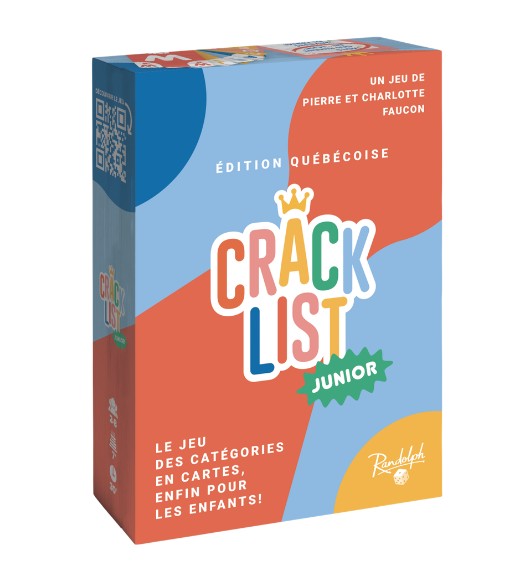 JEU CRACK LIST JUNIOR - ÉDITION QUÉBÉCOISE - JEUX DE SOCIÉTÉ / Enfants ...