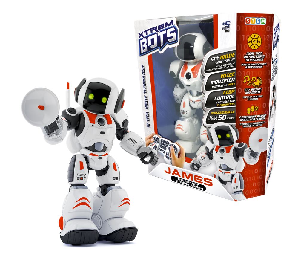 ROBOT XTREM BOTS - JAMES LE ROBOT ESPION - SCIENCES ET MAGIES / Sciences