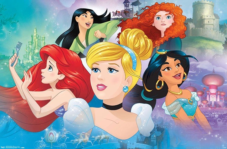 POSTER POSTER DISNEY PRINCESSE - Divers / Divers