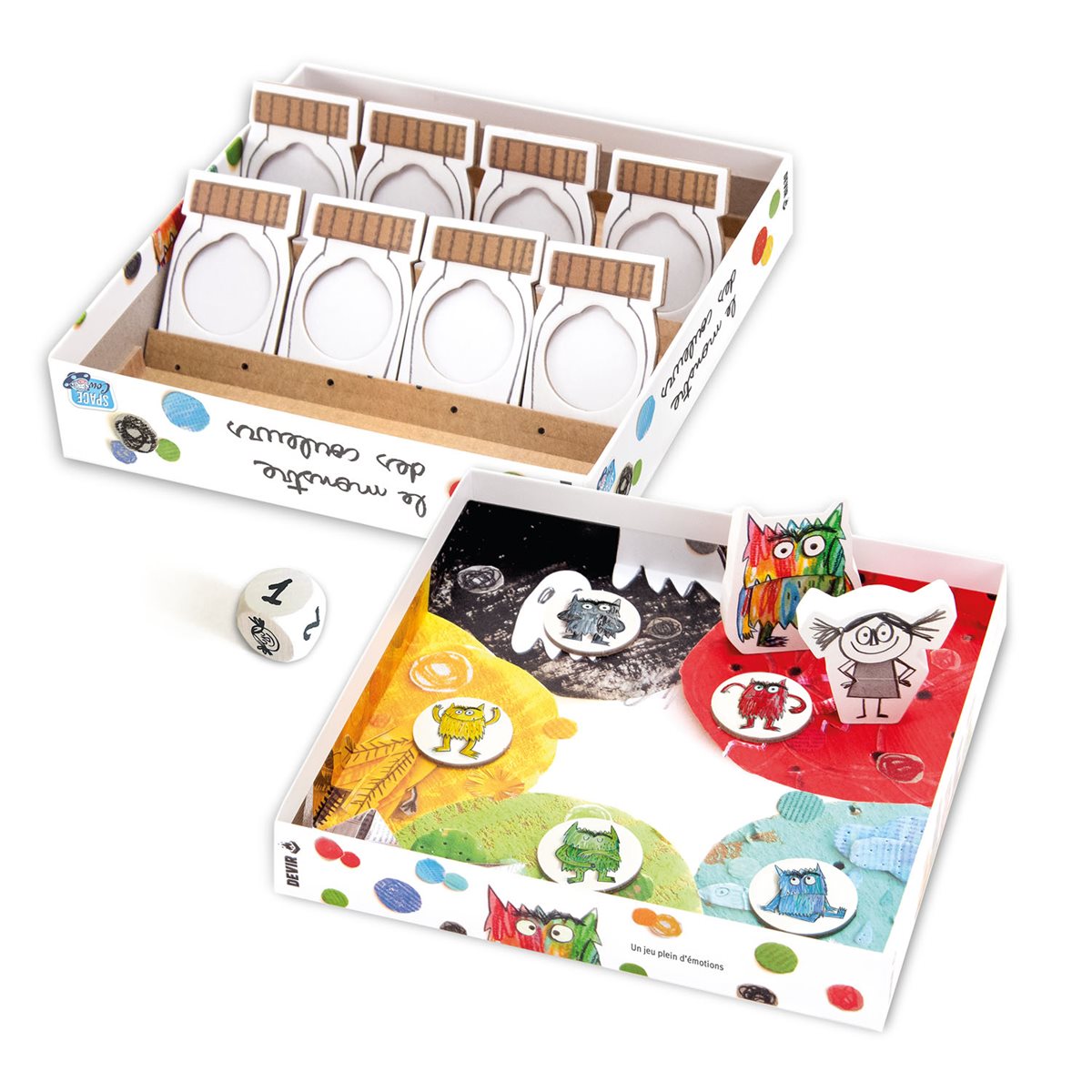 JEU LE MONSTRE DES COULEURS - MINI (FR) - JEUX DE SOCIÉTÉ / Préscolaire ...