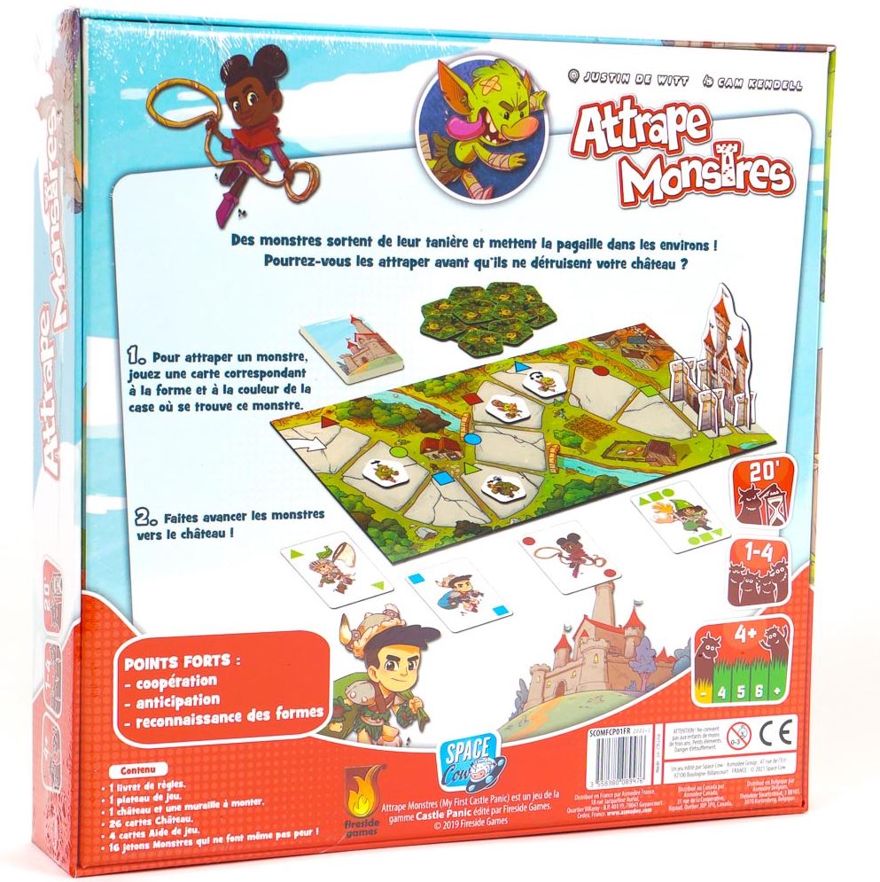 JEU ATTRAPE MONSTRES - JEUX DE SOCIÉTÉ / Préscolaire (5 ans et ...