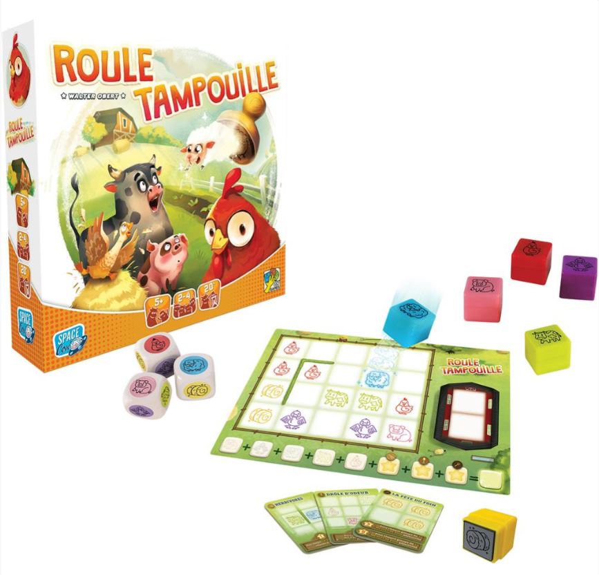 JEU ROULE TAMPOUILLE (FR) - JEUX DE SOCIÉTÉ / Enfants (6 à 8 ans)