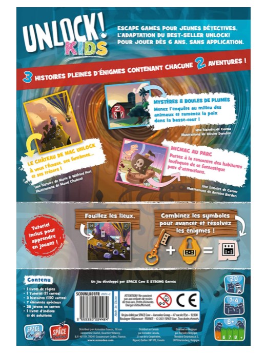 JEU UNLOCK! - KIDS - JEUX DE SOCIÉTÉ / Enfants (6 à 8 ans)