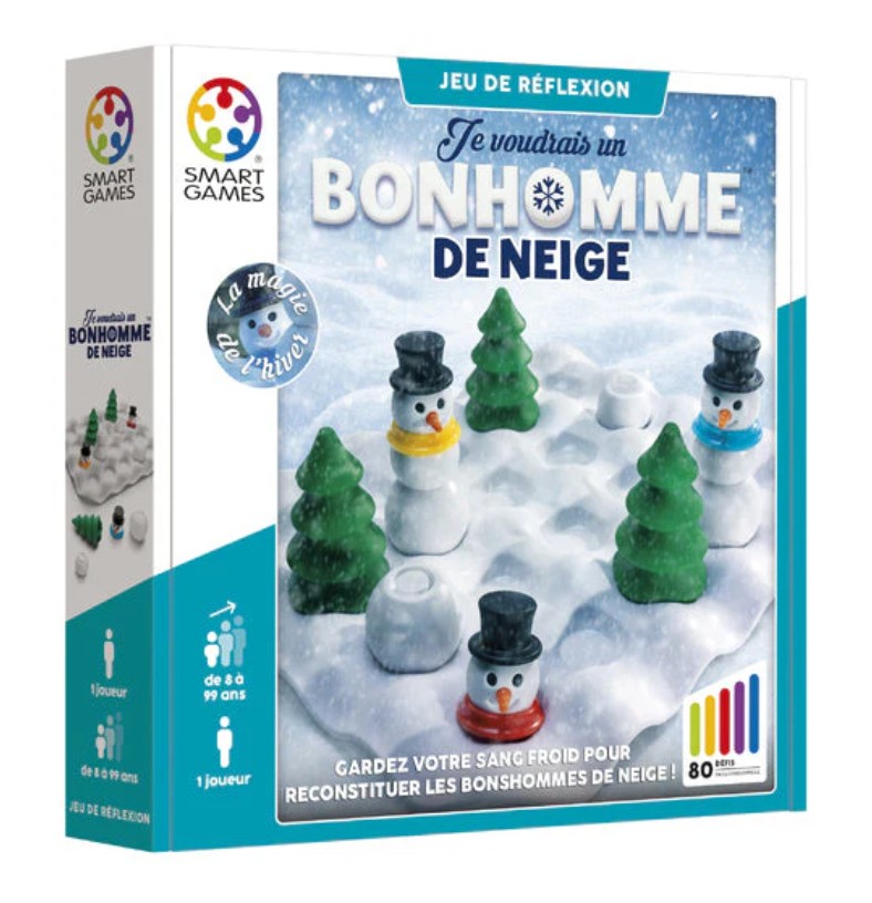 JC25 JEU SMART GAMES - JE VOUDRAIS UN BONHOMME DE NEIGE - JEUX DE ...
