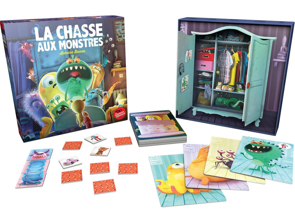 JEU LA CHASSE AUX MONSTRES - JEUX DE SOCIÉTÉ / Préscolaire (5 ans et ...