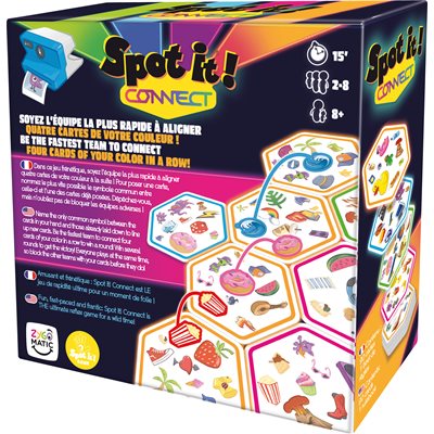 JEU SPOT IT! DOBBLE - CONNECT - JEUX DE SOCIÉTÉ / Enfants (6 à 8 ans)