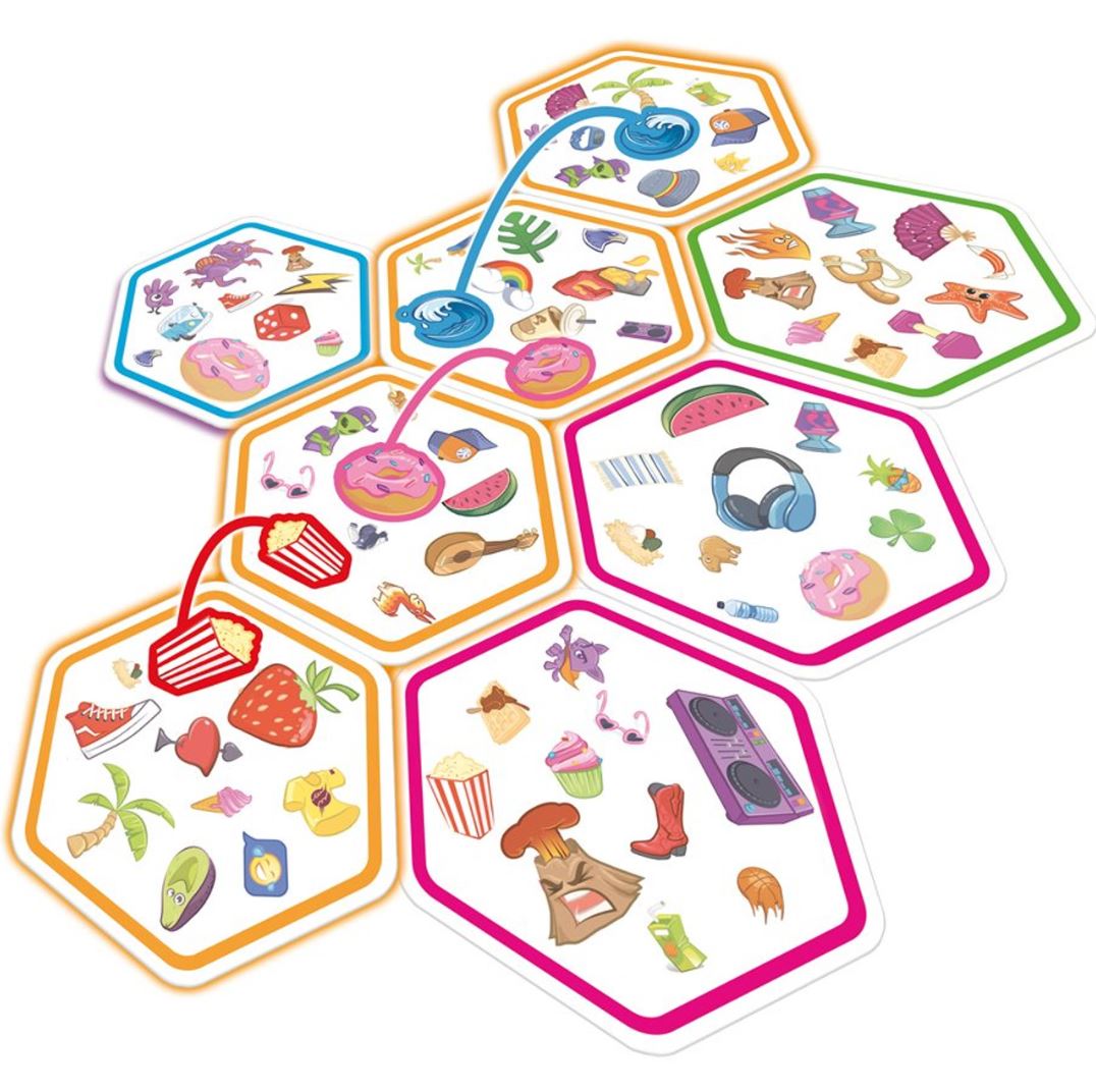 JEU SPOT IT! - DOBBLE - CONNECT - JEUX DE SOCIÉTÉ / Enfants (6 à 8 ans)