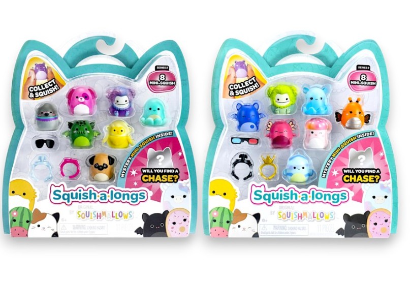 SQUISHMALLOW SQUISH A LONGS - ENSEMBLE DE 8 FIGURINES À COLLECTIONNER ...