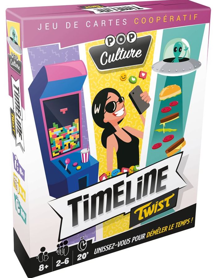 JEU TIMELINE TWIST - POP CULTURE - JEUX DE SOCIÉTÉ / Adultes (général)