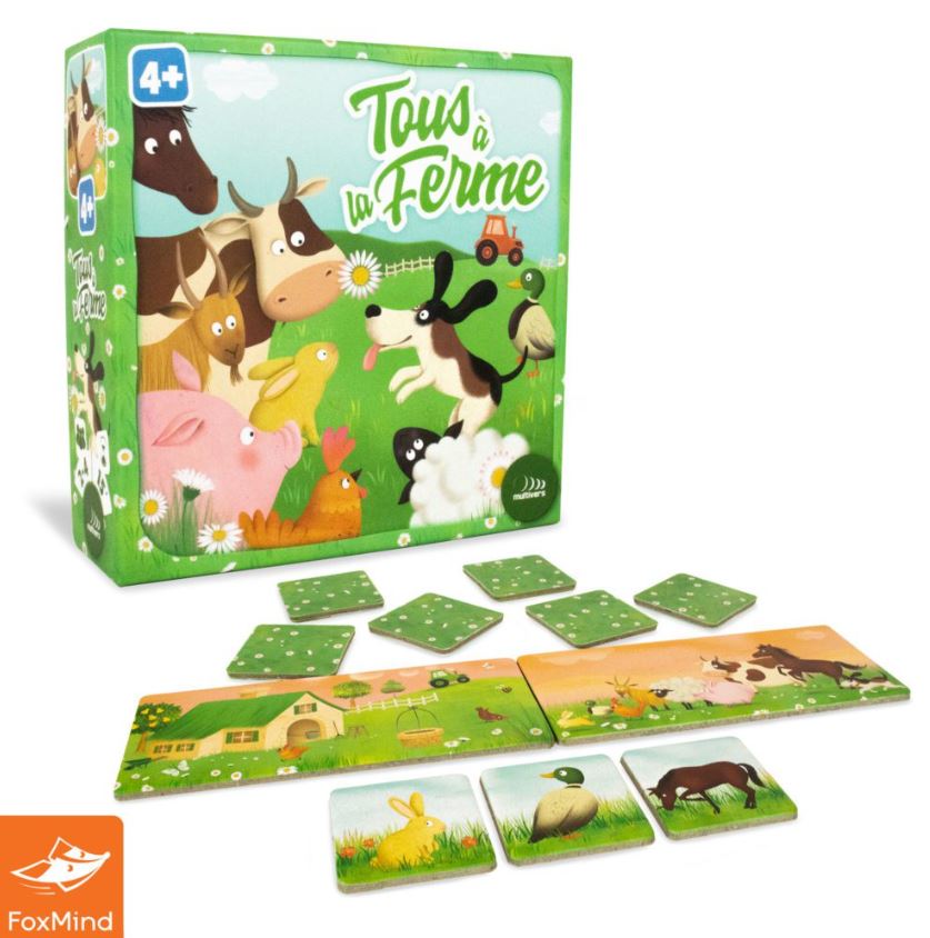 JEU TOUS À LA FERME - JEUX DE SOCIÉTÉ / Préscolaire (5 ans et -) (avant ...