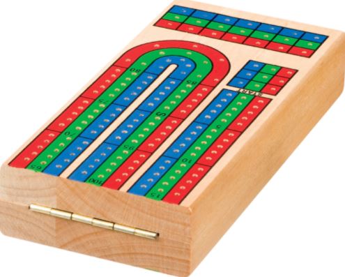 // PLANCHE DE CRIBBAGE PLIABLE À TRIPLE PISTES (CRIBB, CRIBBLE) - JEUX ...
