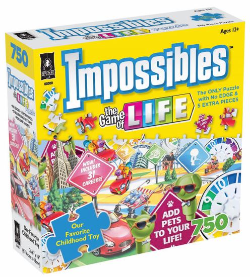 CASSE-TÊTE IMPOSSIBLES 750 PIÈCES - LE JEU DE LA VIE #UGA33934 - CASSE ...