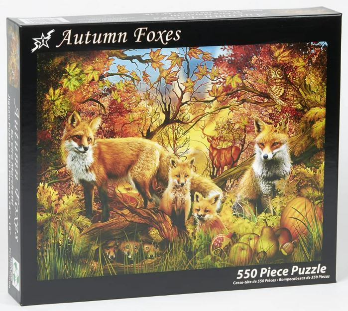 VERMONT CHRISTMAS COMPANY CASSE-TÊTE 550 PIÈCES - RENARDS D'AUTOMNE # ...