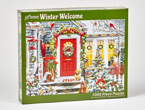 VERMONT CHRISTMAS COMPANY CASSE-TÊTE 1000 PIÈCES - BIENVENUE EN HIVER # ...