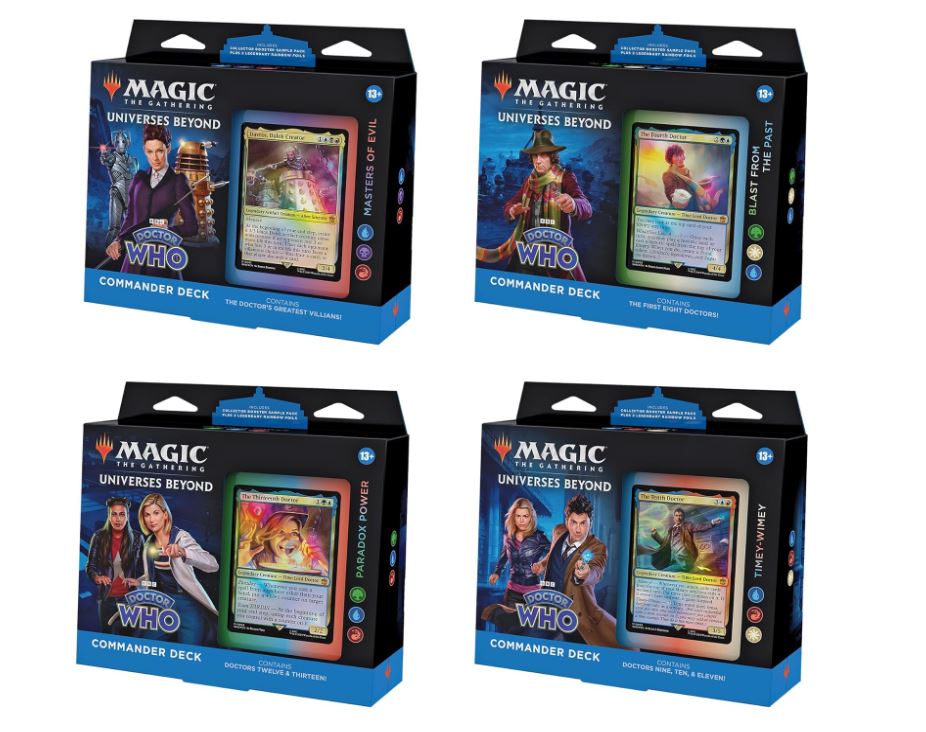 MAGIC THE GATHERING - DOCTOR WHO COMMANDER DECK ASST - CARTES DE ...