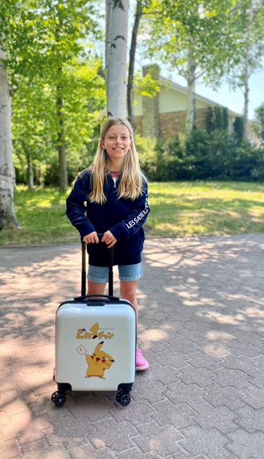 VALISE DELUXE POKEMON PIKACHU BLANCHE AVEC SERRURE 18" (46 CM ...