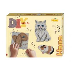 HAMA - COFFRET CADEAU MIDI - ANIMAUX MIGNONS - BRICOLAGE / Hama
