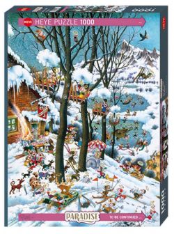 HEYE CASSE-TÊTE 1000 PIÈCES - PARADIS, EN HIVER - CASSE-TÊTES / Casse ...