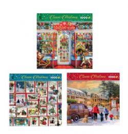 CEACO CASSE-TÊTE 1000 PIÈCES - CLASSIQUE DE NOËL ASST - CASSE-TÊTES ...