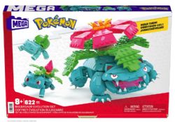 MEGA BLOKS - POKÉMON COFFRET ÉVOLUTION BULBIZARRE - CONSTRUCTION / Mega ...