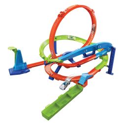 HOT WHEELS ACTION - PISTE DE COURSE DÉFI BOUCLE CYCLONE - CAMIONS ...