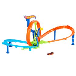 HOT WHEELS ACTION - PISTE DE COURSE LANCEMENT RAPIDE ET BOUCLE ...
