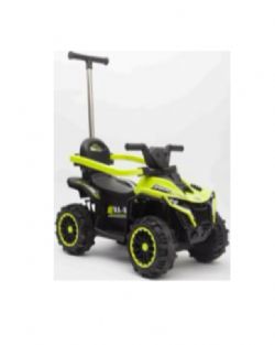 POUSSE-POUSSE VERT VTT - AVEC POIGNÉE EN MÉTAL - BÉBÉ / Trotteurs et ...